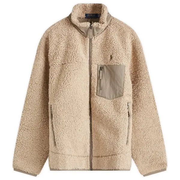 Ralph Lauren Fleece Zip Jacket - Adirondack Heather | Editorialist